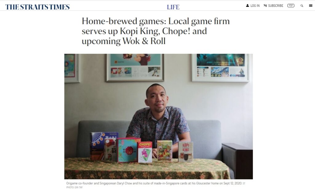 Support Local: An Interview with Board Game Designer, Daryl Chow! - Games@PI